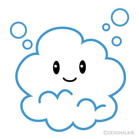 かわいい泡のイラスト素材無料ダウンロード IllustCute