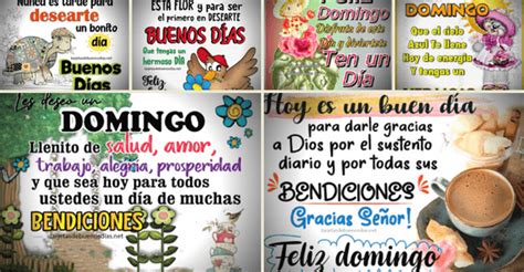 10 Imágenes Feliz DOMINGO Deseando Salud AMOR y Prosperidad