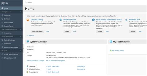 Upgrading From Plesk Onyx To Plesk Obsidian ANS Documentation