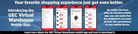 Gec Virtual Warehouse Mobile App Gas Equipment Company