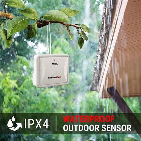 NÁvod K Obsluze Čidlo Pro Meteostanice Thermopro Tx 4c Bílý Databáze Pdf Návodů V češtině