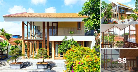 บ้านโมเดิร์นสองชั้น โถงสูงแบบ Double Space แต่งไม้กลิ่นอายมินิมอล มี
