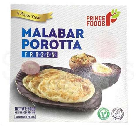 Prince Foods Malabar Porotta Buy 1 Get 1 Free 300g