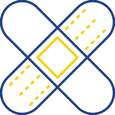 Bandage Line Two Color Icon 42849525 Vector Art At Vecteezy