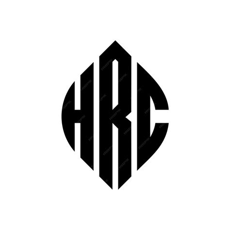 Hrc Diseño De Logotipo De Letra De Círculo Con Forma De Círculo Y