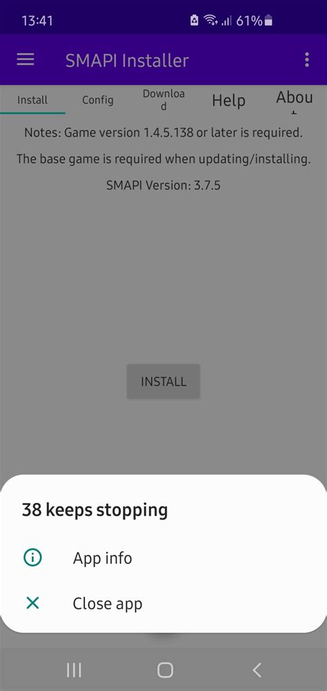 Game Wont Load · Issue 57 · Zaneyorksmapi Android Installer · Github