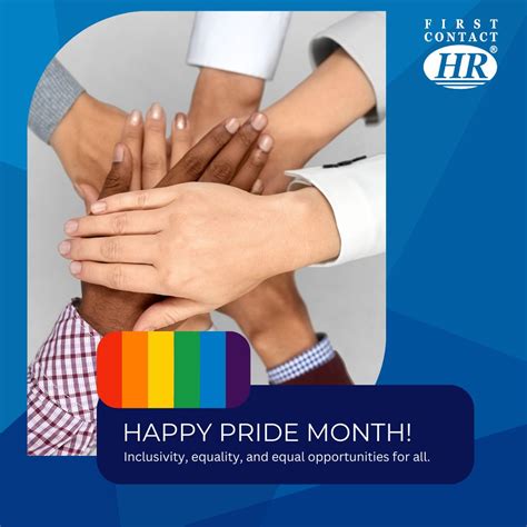 First Contact Hr On Linkedin Pridemonth Diversity Inclusivity