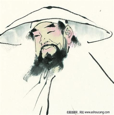 范曾 名画《老子出关》高清大图15下载 名画油画网