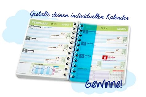 Gewinnspiel Auflösung Persönlicher Kalender CHAMY AT