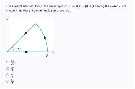 Solved Use Green s Theorem to find the line integral of Ě Chegg