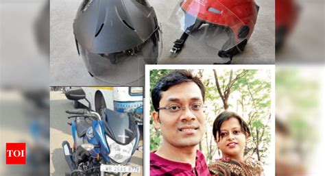 Woman Dies In Kolkatas Vip Road Bike Accident As Unclipped Chin Strap