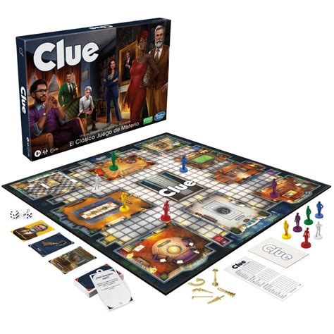 Ripley Juego Mesa Hasbro F Clue Cluedo Classic Refresh