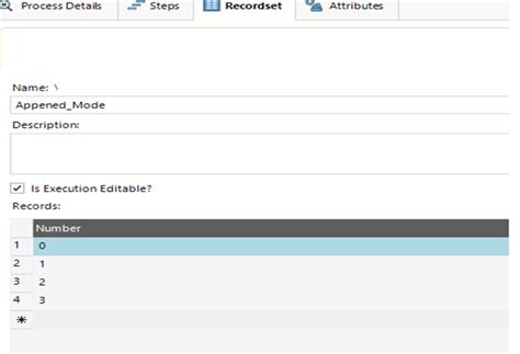 Different Recordset Modes In Worksoft Certify