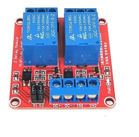Modulo Relee Relay 2 Canales Vias 5v Arduino Optoacoplador En Venta En