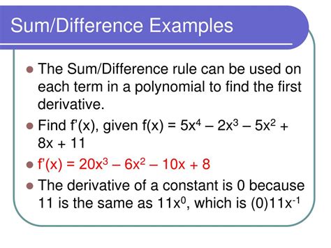 Ppt Chapter 3 The Derivative Powerpoint Presentation Free Download