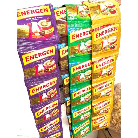 Energen Cereal Milk Assorted Flavors 10 Sachets 35gr Shopee Philippines