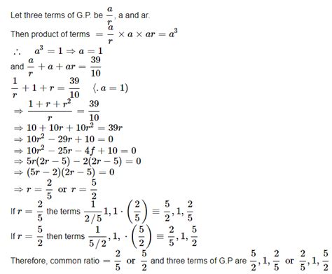 NCERT Solution Sequences And Series Ex