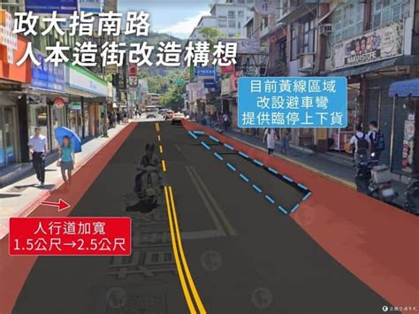 指南路人行道拓寬 政治大學板 Dcard