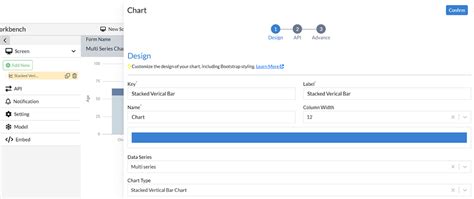 multi series chart no code software platform applications ncameo