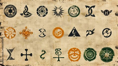 Ancient Vinca Symbols In Early European Proto Writing Stock