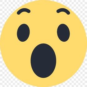 Wow Ouah Facebook Messenger Reaction Emoji HD Citypng