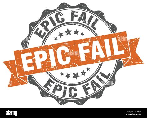 epic fail stamp sign seal stock vector image and art alamy