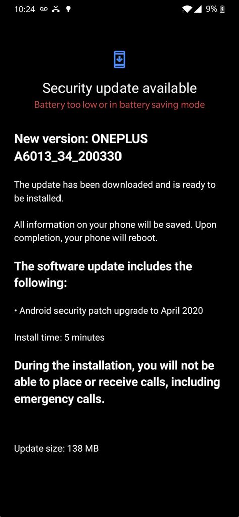 T Mobile OnePlus 6T Getting New Security Update TmoNews
