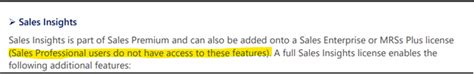 Multiple Docs Errors Regarding Dynamics 365 Sales Professional Issue