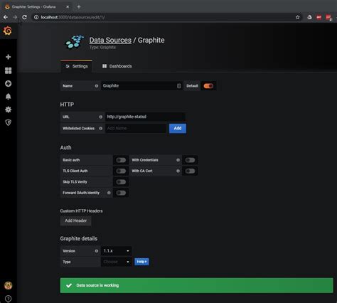 graphite for node js monitoring metricfire