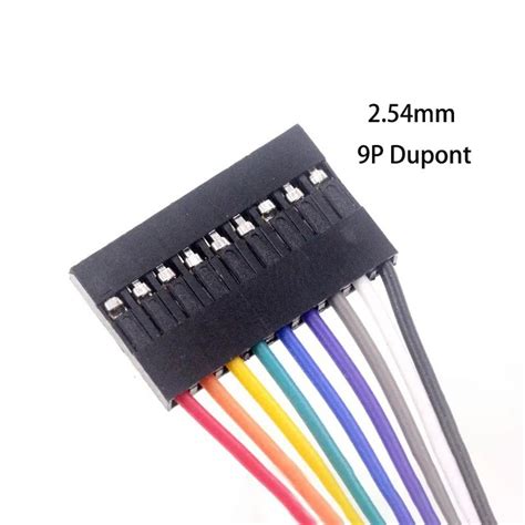 Custom 1 10pin Female To Female Male 2 54mm Dupont Connector Plug