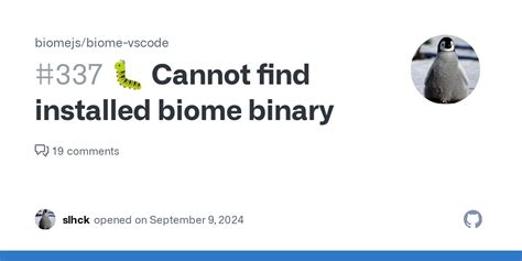🐛 cannot find installed biome binary · issue 337 · biomejs biome