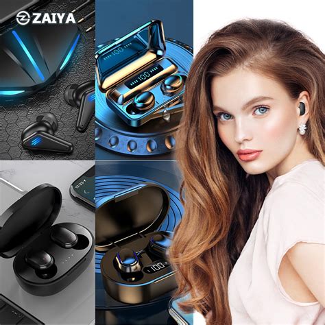 Bluetooth Earphone Wireless Gaming Earbuds Original K55 Cool Lighting