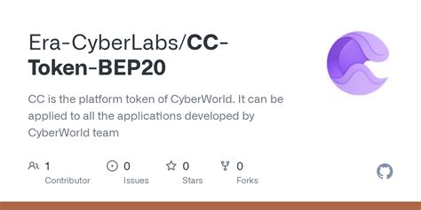 Github Era Cyberlabscc Token Bep20 Cc Is The Platform Token Of