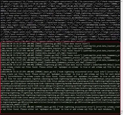 Csv Sql Lightning Tidb