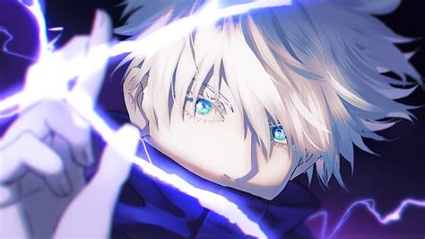 Satoru Gojo In Flames HD Jujutsu Kaisen Anime Wallpaper HD Artist