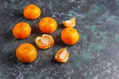 Free Photo Fresh Juicy Clementine Mandarins