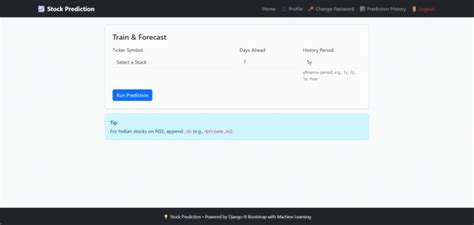 Stock Prediction Using Python Machine Learning Ml Project For