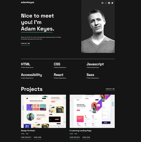 github oguzhanuyanik sr single page portfolio
