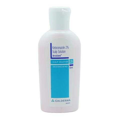 Arcolane Scalp Solution 60ml Ketoconazole Treatment For Dandruff