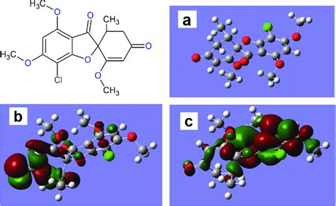 Molecular Structure Of Griseofulvin With The A The Optimized Download Scientific Diagram