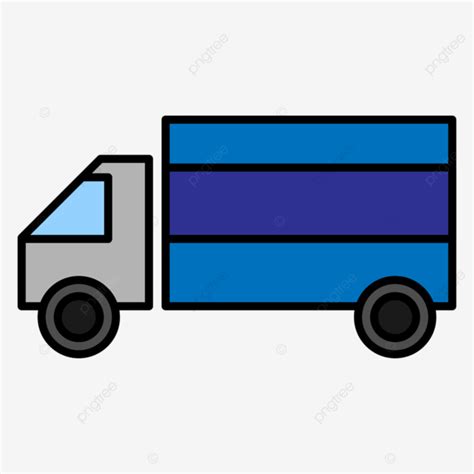 화물차 트럭 밴 상자 배송 프로필 측면 Png 일러스트 및 벡터 에 대한 무료 다운로드 Pngtree