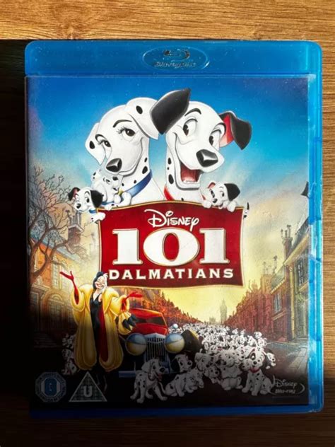 101 DALMATIANS BLU RAY Walt Disney Original Animated Movie Classic 12