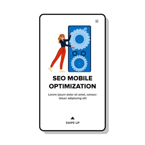 Premium Vector Search Seo Mobile Optimization Vector