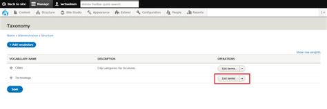 Drupal Taxonomies Overview On Vocabulary Terms Part 2