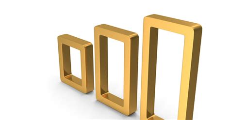 Frame Three Rectangle Signal Bar Chart 3d Incl Rectangular And Bar