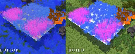 2019 1 2 terrain grass looks different in build and editor unity