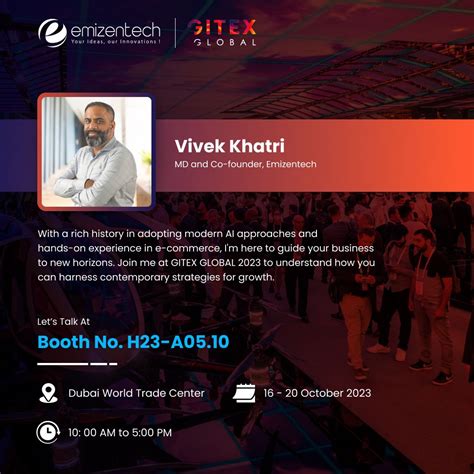 Vivek Khatri On Linkedin Gitexglobal2023