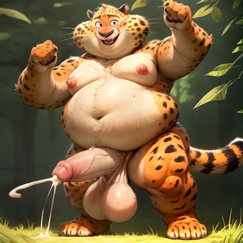 Rule 34 Ai Generated Anthro Balls Belly Benjamin Clawhauser Big Belly
