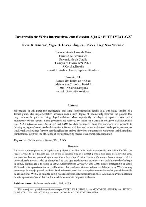 Pdf De Programación Desarrollo De Webs Interactivas Con Filosofía Ajax
