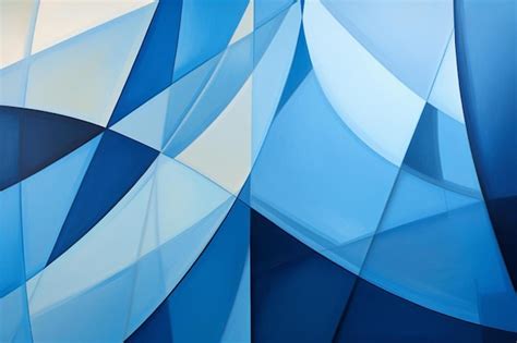Premium Ai Image A Blue And White Sculpture Of A Large Blue Glass